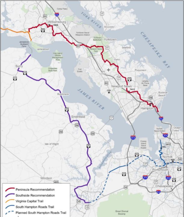 The Route & Loop – Tidewater Trails Alliance